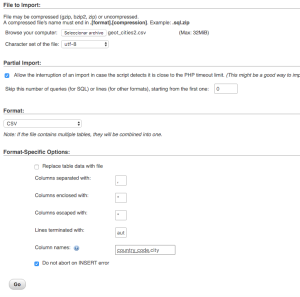 Populating Database - Timersys